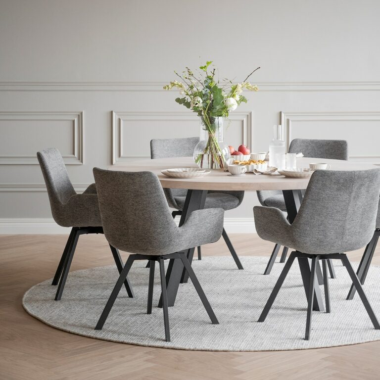 Kruunukaluste | Rowico | Fred-ruokapöytä, pyöreä