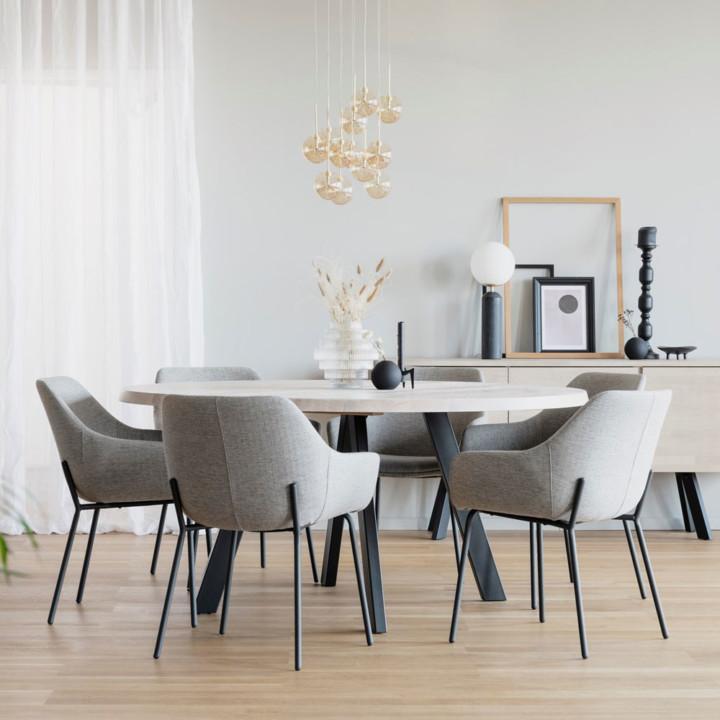 Kruunukaluste | Rowico | Fred-ruokapöytä, pyöreä